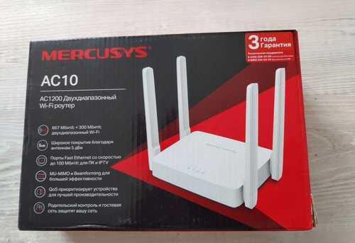 Wi fi роутер mercusys ac10 5Ггц