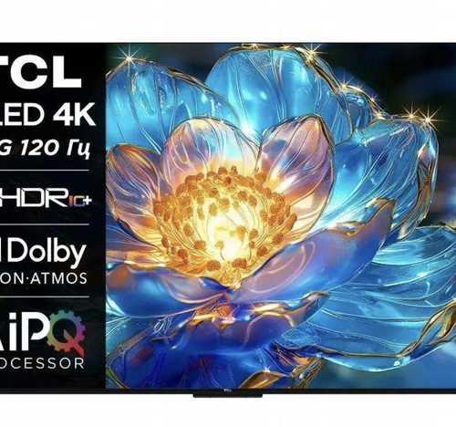 TCL 65T7B, qled, 4K Ultra HD смарт тв, Google TV