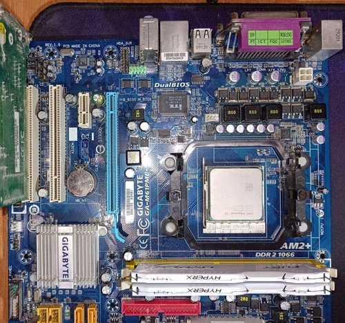 AMD Phenom ii x4 960t Материнская плата gigabyte g