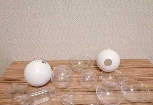 Пенопластовые яйца, пластиковые шары