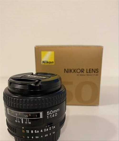 Объектив Nikon 50mm f/1.4D AF Nikkor Москва | Фототехника | Festima.Ru ...