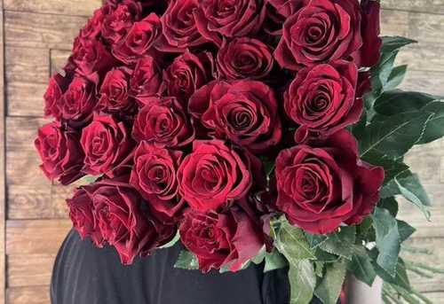 Высокие розы Эквадор премиум Стойкие 100 см