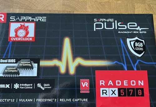 Видеокарта Sapphire AMD Radeon RX 570 nitro+, 8Gb