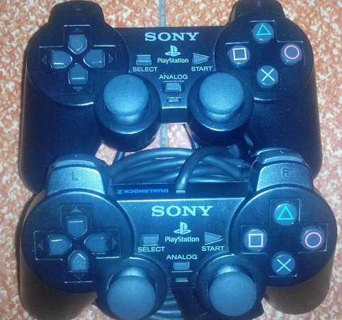 Геймпад Sony DualShock 2 Rev.H PS2 (Оригинал)