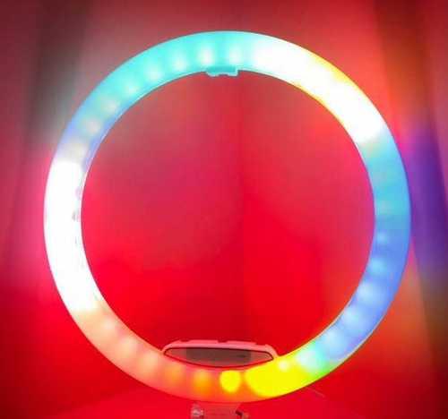 Кольцевая лампа RGB LED Crystal Ring Light 18" 45с