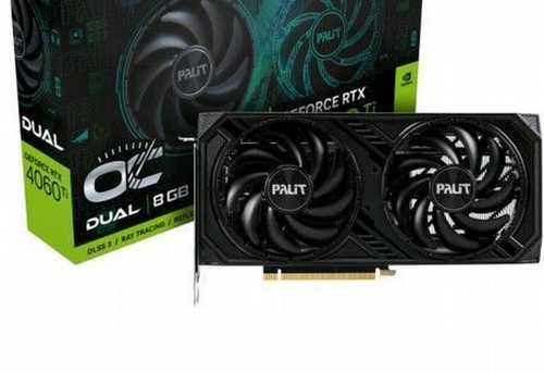 Видеокарта Palit GeForce RTX 4060TI dual OC 8гб