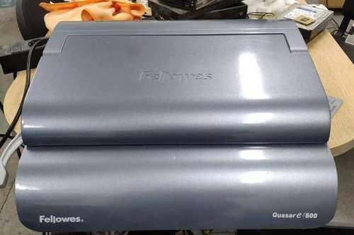 Брошюровщик Fellowes quasar-E 500 A4