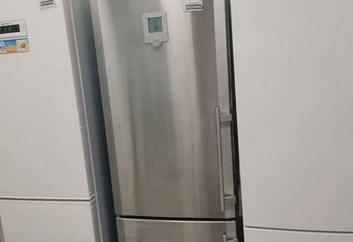 Холодильник 2 метра стального цвета б\у