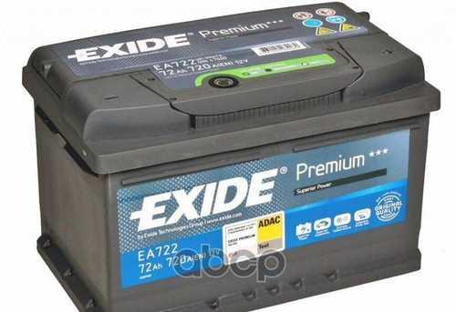 Exide EA722 premium аккумуляторная батарея 19