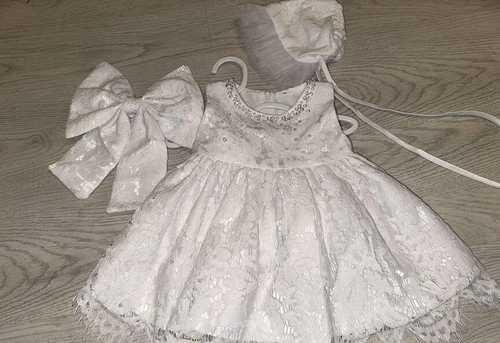 Платье на девочку 68-74