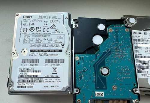 Жесткие диски SAS серверные Toshiba, Seagate, hgst