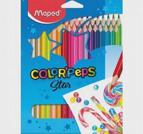 Карандаши цветные Maped color peps 36 цв