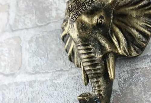 Крючок настенный Слон Вешалка настенная для ключей