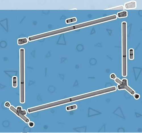 Каркас для фотозоны 2х1,5 м