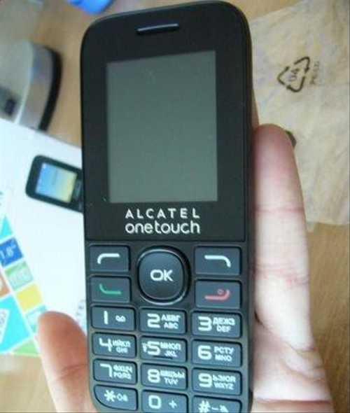 Телефон кнопочный Alcatel One Touch 1016D бу