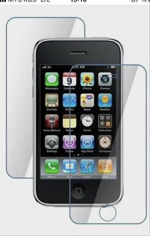 Защитное стекло iPhone 3G S, экран