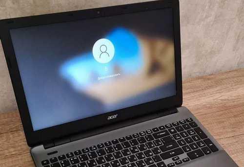 Ноутбук Acer, 4х ядерный, 8гб RAM, SSD120+HDD500
