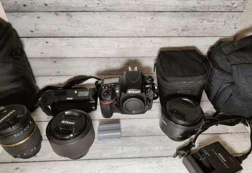 Фотоаппарат Nikon D800E + объективы
