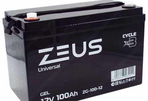 Аккумулятор zeus ZG-100-12 GEL (12V100Ah)