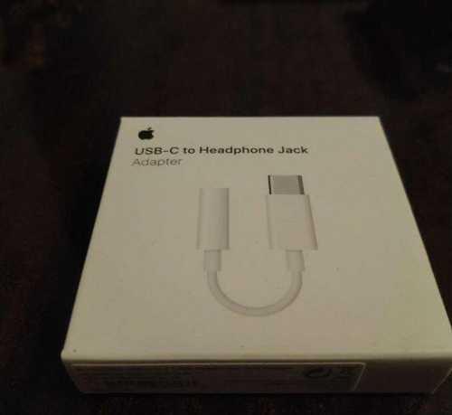 Переходник USB-C на mini Jack 3,5 (адаптер)