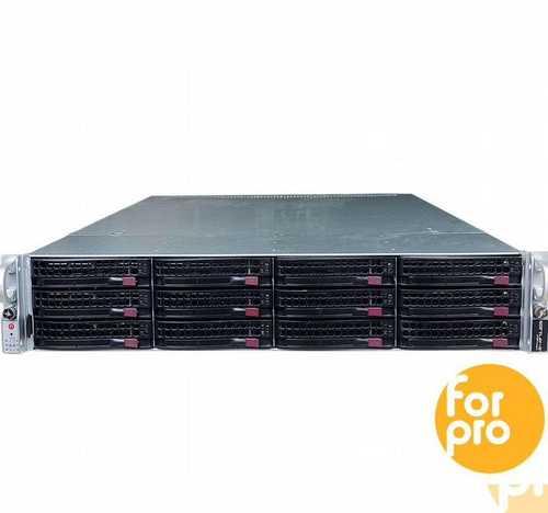 Supermicro 2U X10DRU 12LFF 2xE5-2630v4 256GB, 9361