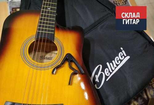 Набор гитара BC3810 SB + чехол + каподастр