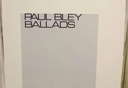 Paul Bley Ballads ECM 1971 LP Tango Palace 1985 LP