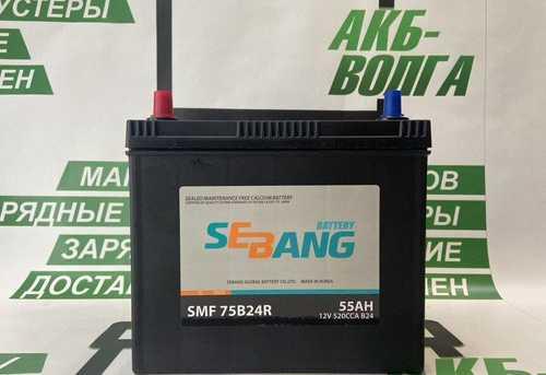 Аккумулятор Sebang 55Ah 480A (75b24r)