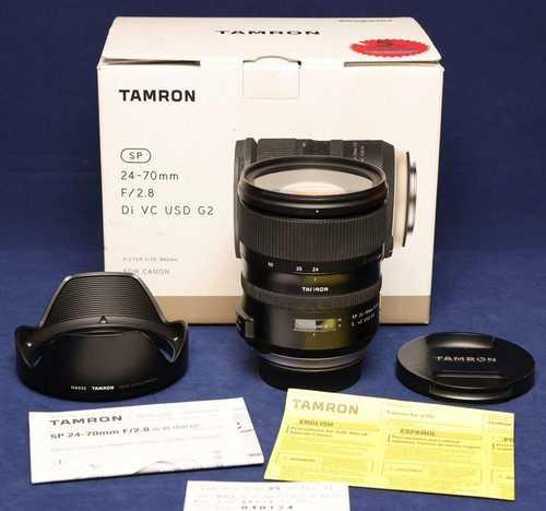 Tamron 24-70mm 2.8 G2 Canon EF