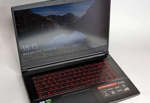 Ноутбук игровой MSI gf63 thin 9rcx