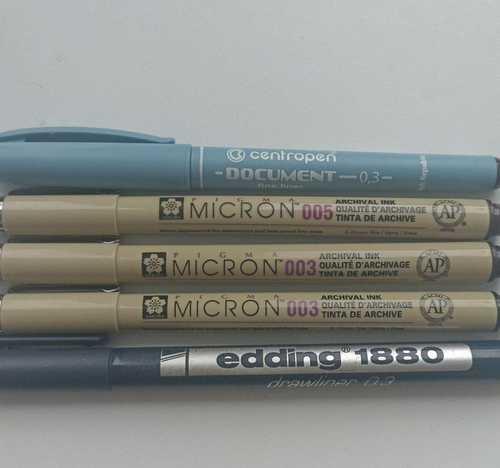 Линеры Micron, edding, centropen