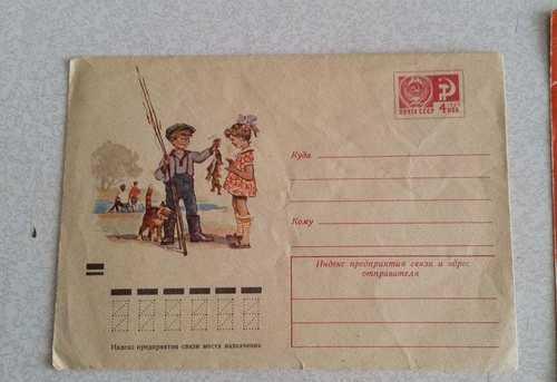 Почтовый конверт СССР и открытки