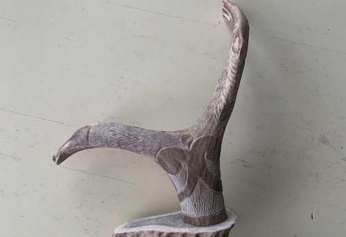 Алтайский сувенир статуэтка из рога тотэм оберег