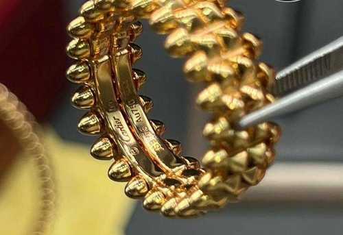 Кольцо Clash de Cartier, два ряда, желтое золото