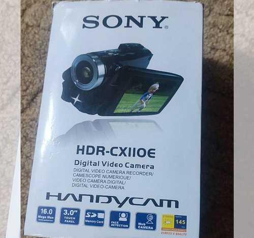 Видеокамера sony handycam he's cx 110 e