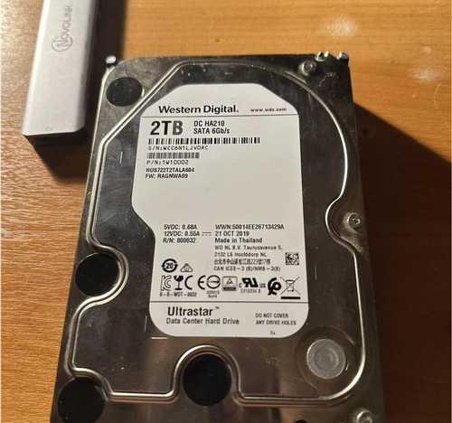 Отличные Жесткие диски WD Ultrastar 2TB SATA