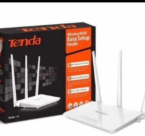 Wi-fi роутер tenda f6 n300 новый