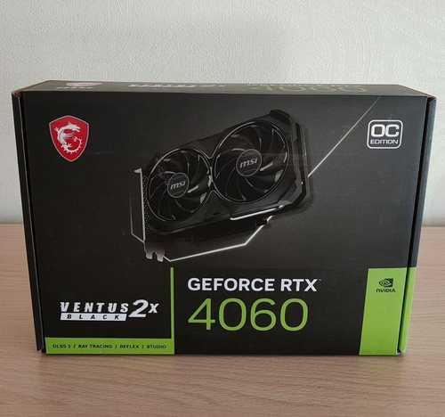 Новая с гарантией MSI GeForce RTX 4060 Ventus OC