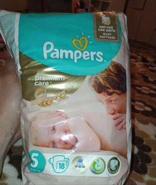 Подгузники Pampers premium care 5