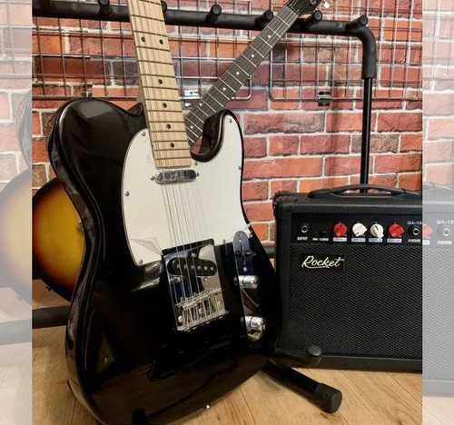 Электрогитара под Fender Telecaster и Комбик 15 ва