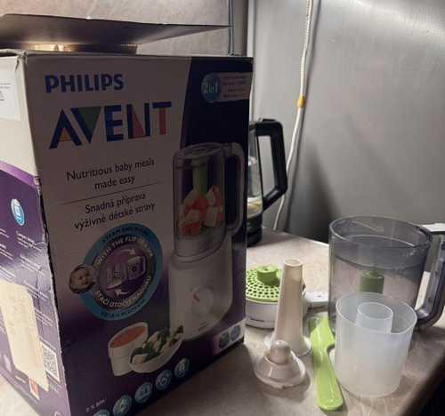 Пароварка блендер philips avent 2 в 1