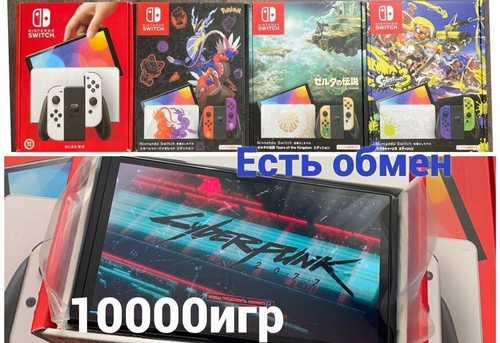 Новые прошитые чип nintendo switch oled до 1000гб