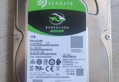 1 тб Жесткий диск Seagate BarraCuda ST1000DM010