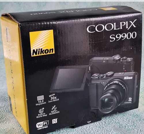 Nikon coolpix S9900, чёрный