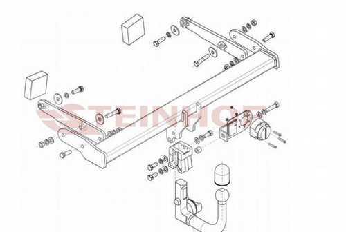 Фаркоп на Audi A4 (B9) седан/универсал, в т.ч. Qua
