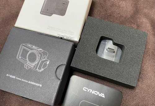Адаптер cynova Osmo Action Dual 3.5mm/usbc