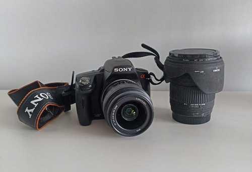 Камера Sony A390 c обьективом Sigma 18-50 mm, 2.8