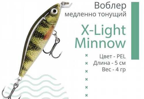 Воблер rapala X-Light Minnow 05, 0.6-0.9м,5см,4гр
