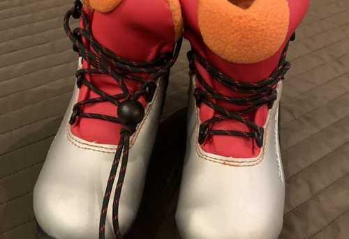 Лыжные ботинки детские salomon
