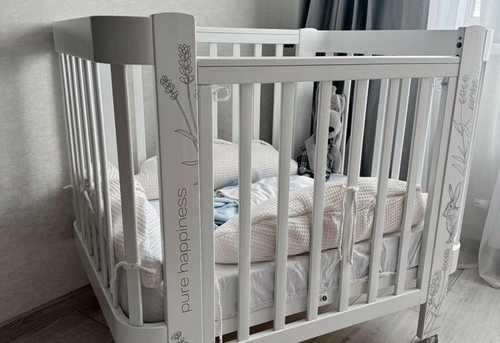 Кровать детская happy baby